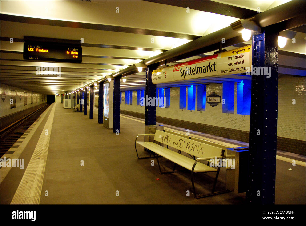 Late night Berlin Germany Stock Photo - Alamy