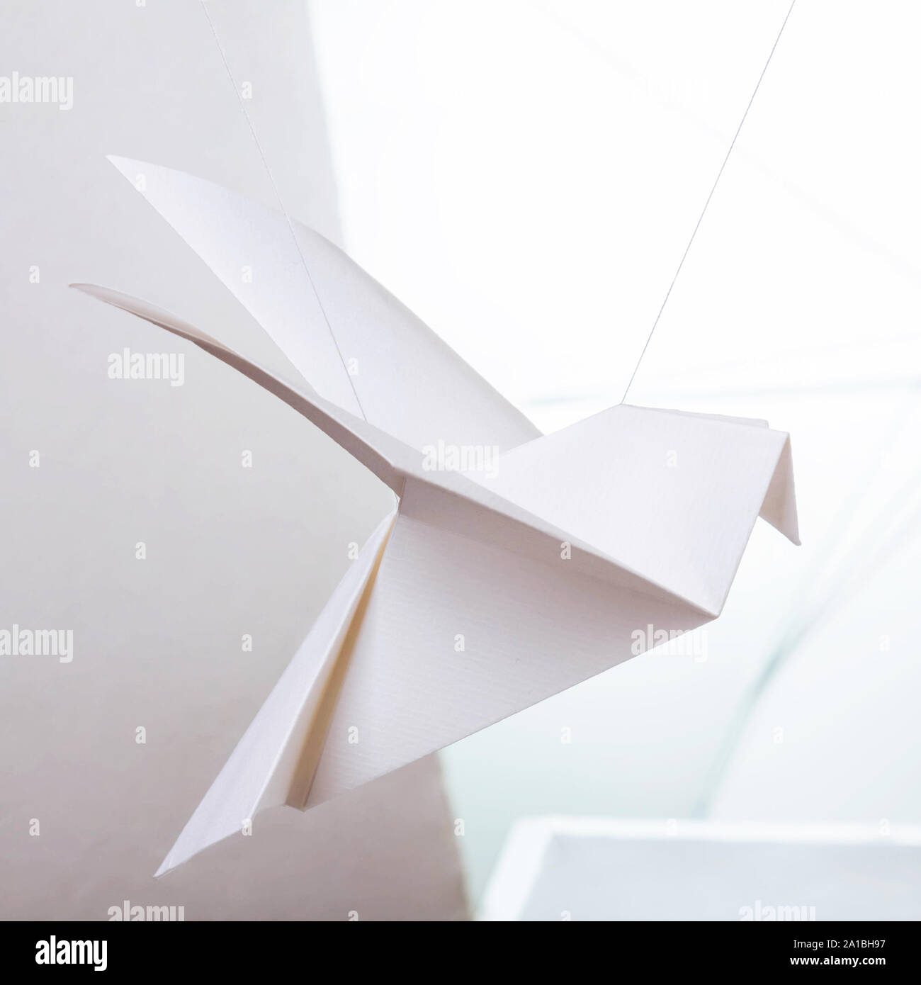 Origami paper dove Stock Photo - Alamy