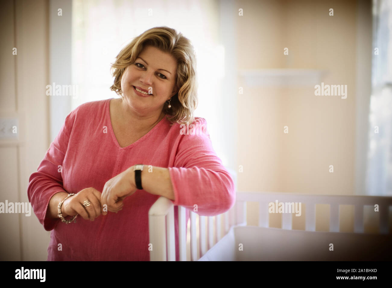 Portrait of a cheerful woman Stock Photo - Alamy Portrait of a cheerful woman Stock Photo - Alamy