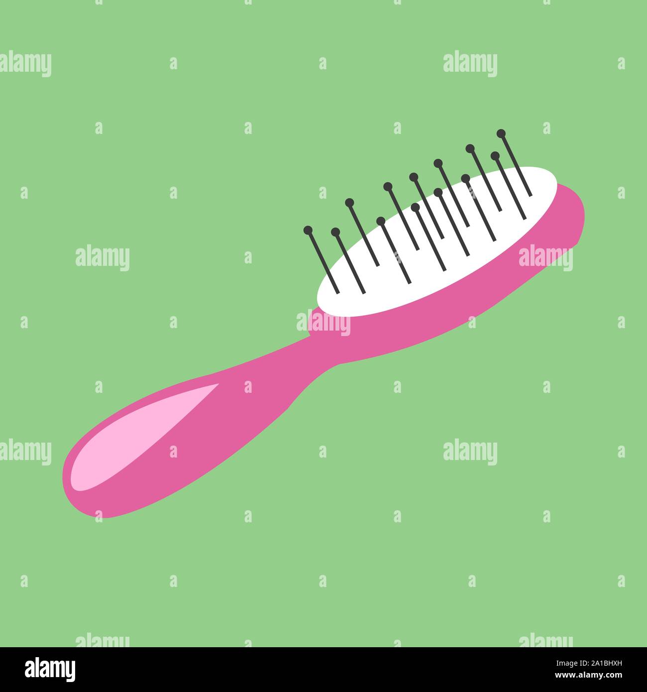 Pink comb Stock Vector Images - Alamy