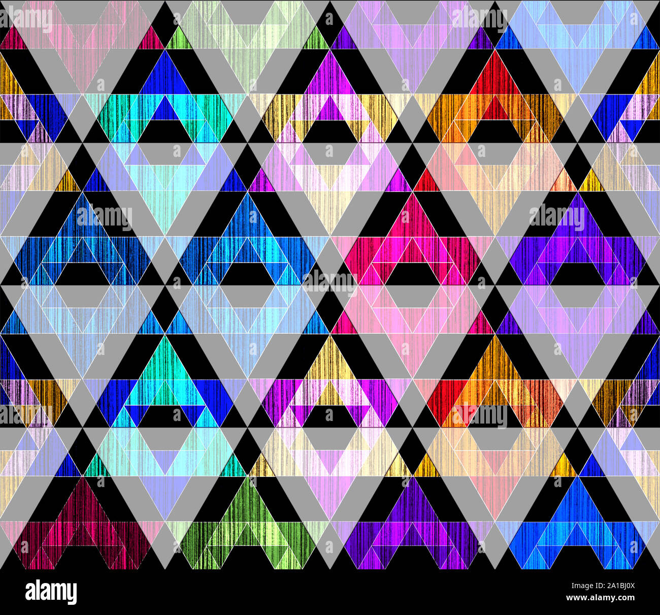 Art triangle pattern Stock Photo - Alamy