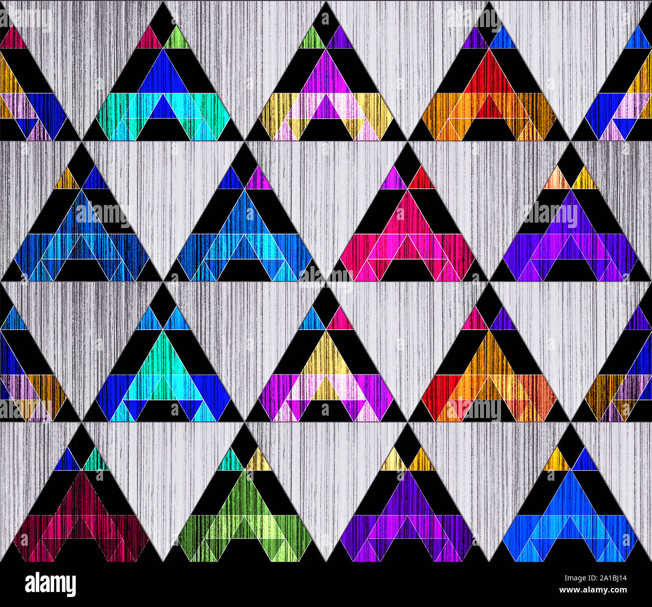 Art triangle pattern Stock Photo - Alamy