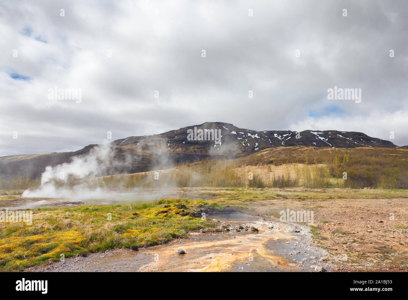 The great geyser area, iceland hi-res stock photography and images - Alamy