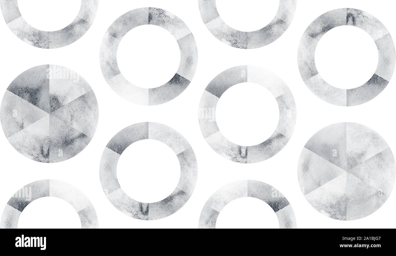 Black and white circle pattern Stock Photo - Alamy