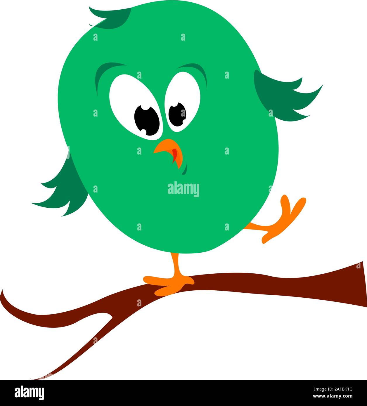 Cute birds christmas tree Stock Vector Images - Alamy