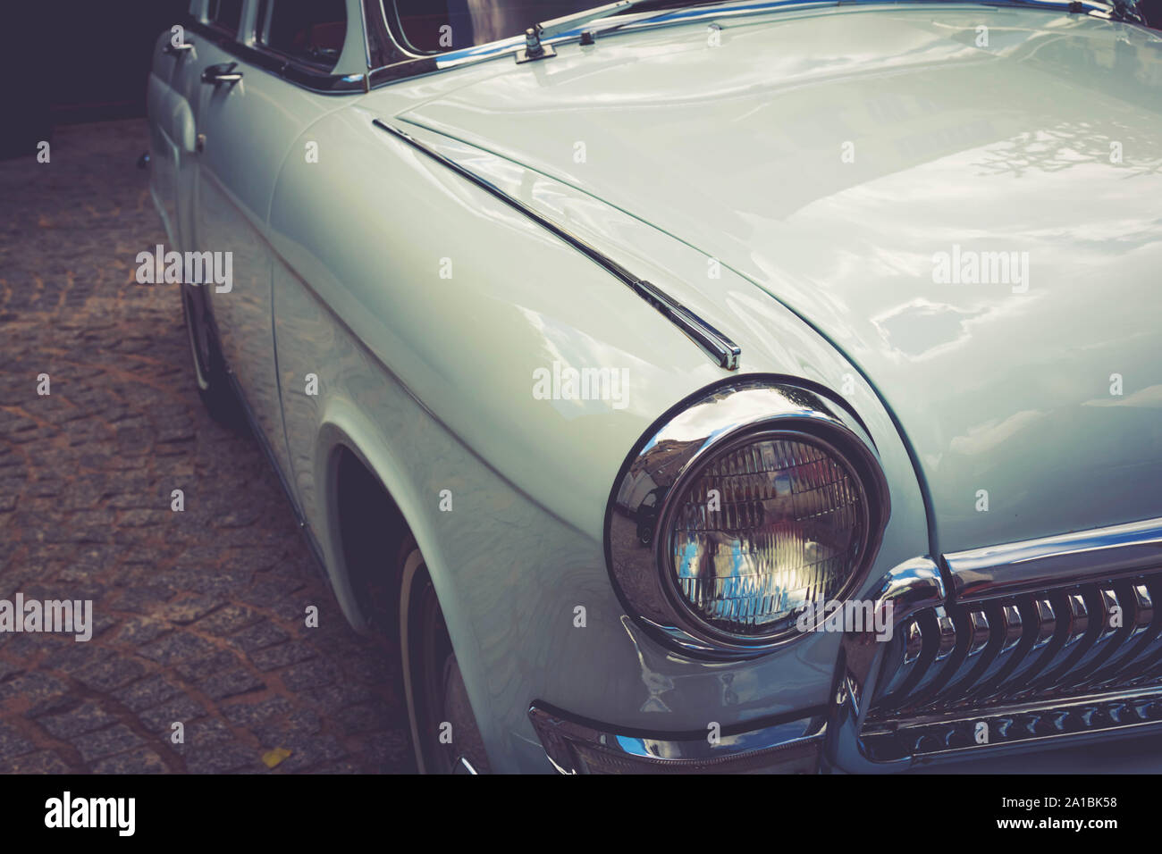 Vintage retro automobile Stock Photo - Alamy