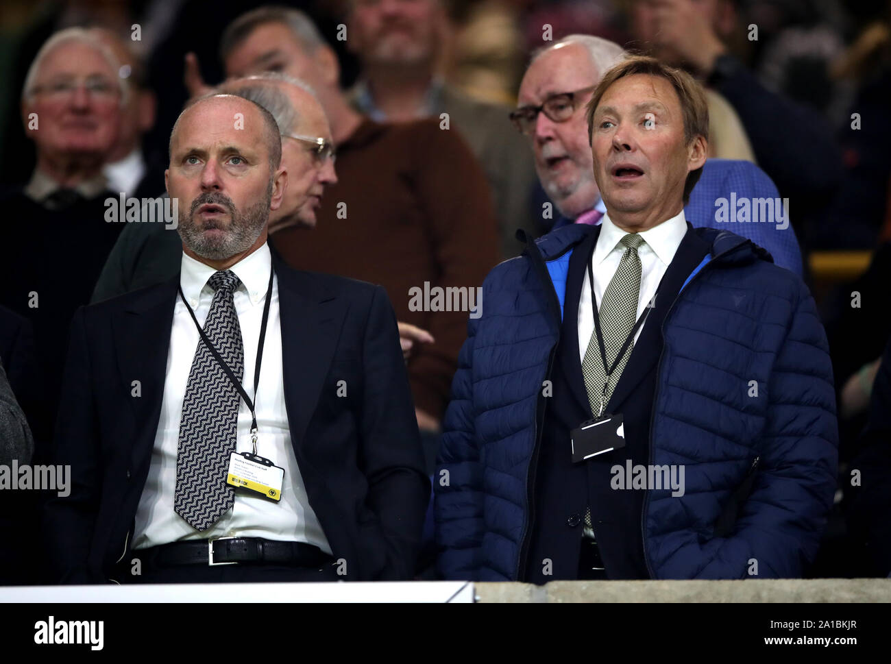Reading director Nigel Howe (right) and Mark Bowen during the Carabao ...
