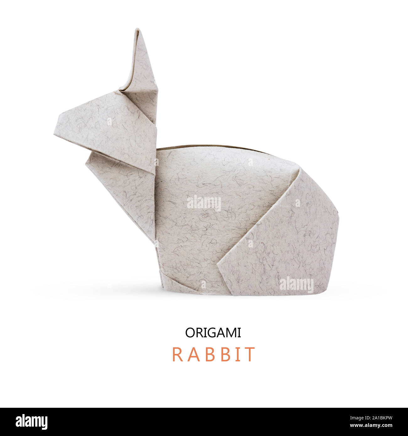 Origami paper rabbits Stock Photo - Alamy