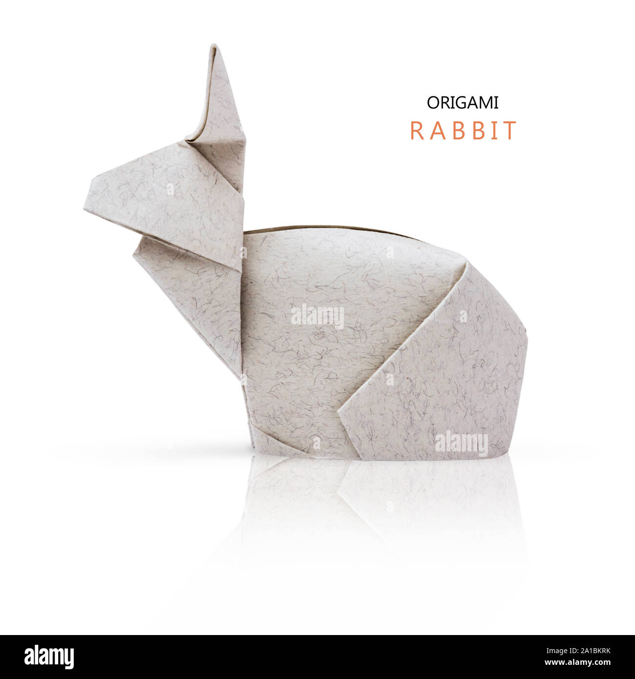 Origami paper rabbits Stock Photo - Alamy