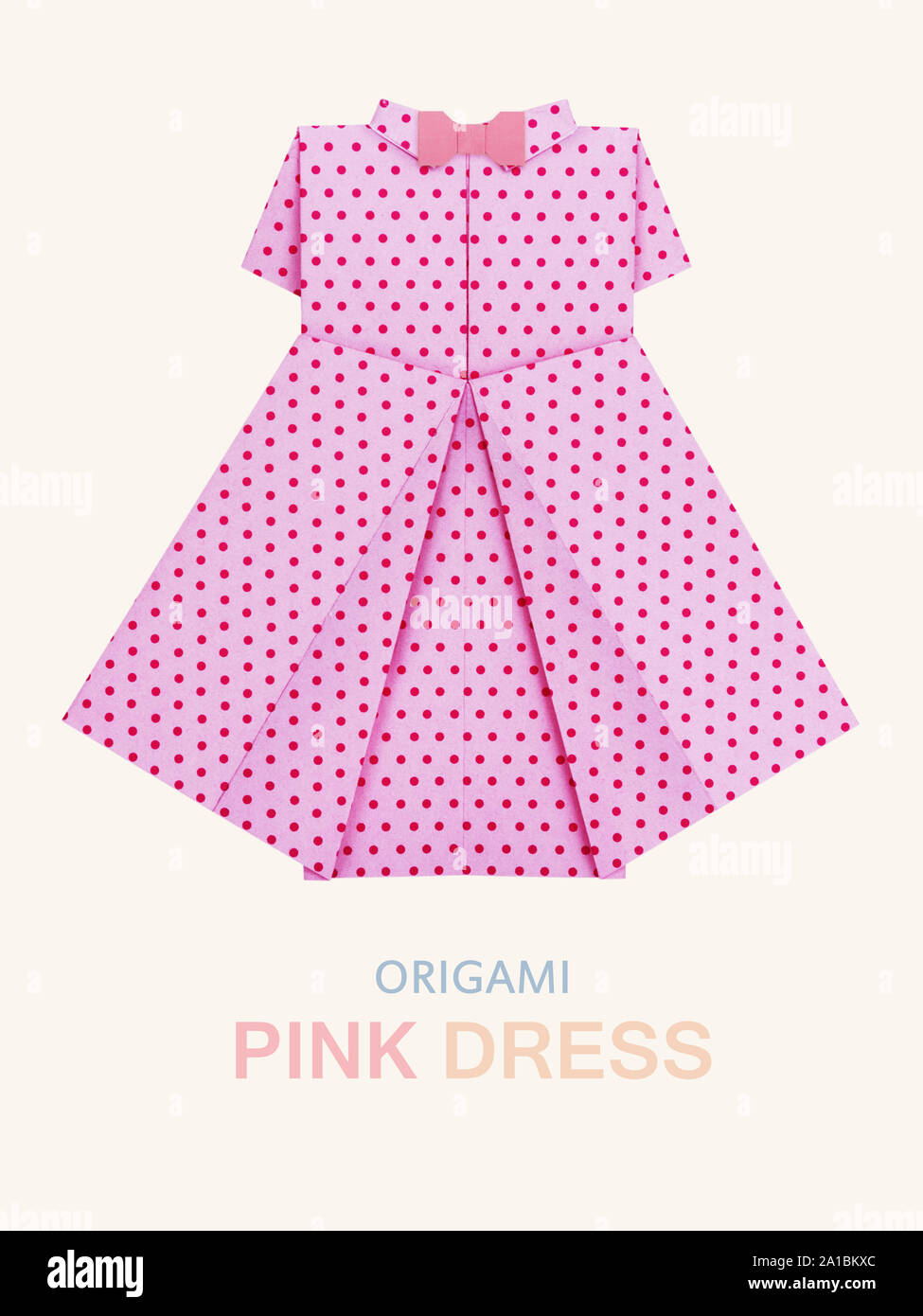 Pink Polka Dot Dress Clipart