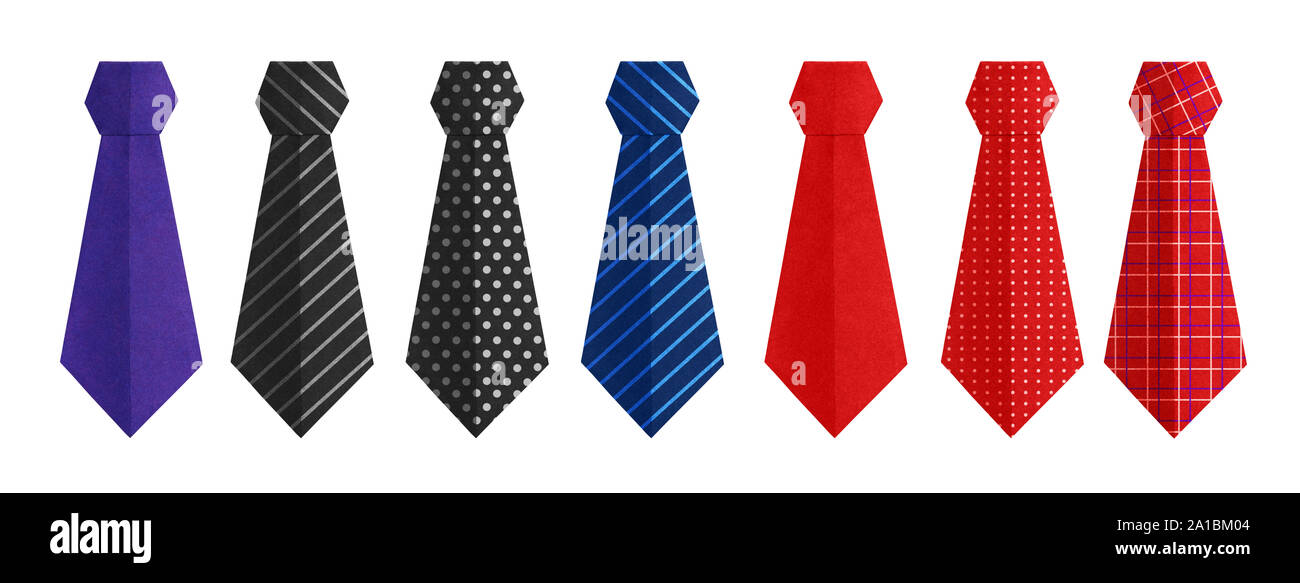 Men with ties Cut Out Stock Images & Pictures - Alamy