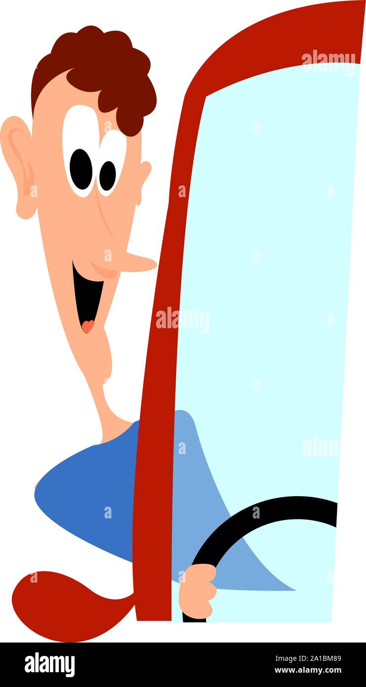Man on black scooter Stock Vector Images - Alamy