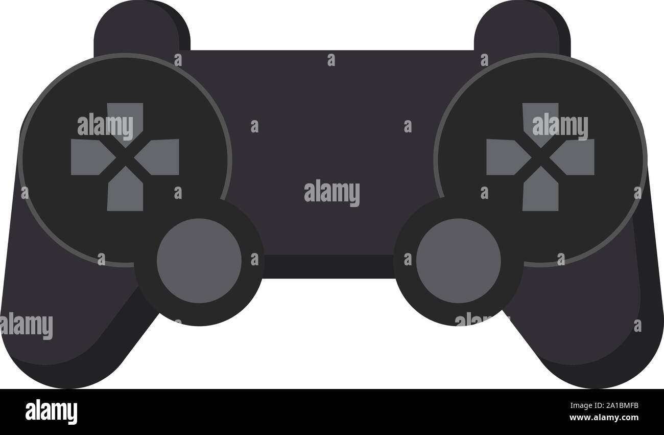 Game controler, illustration, vector on white background Stock Vector ...