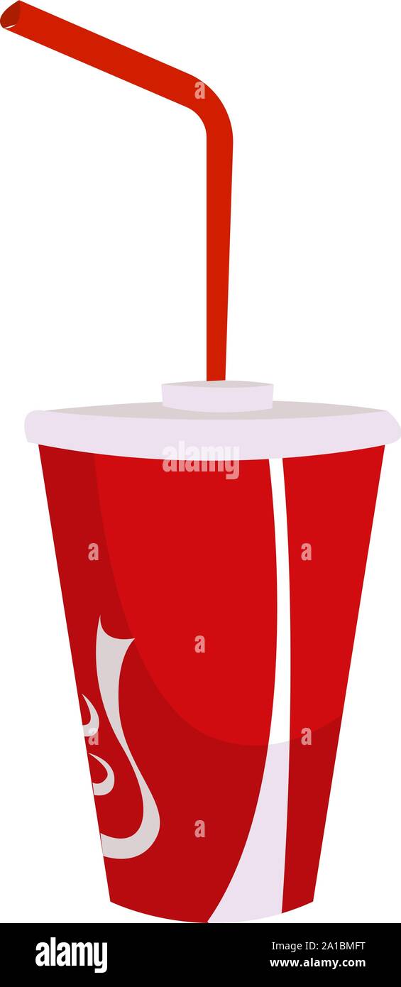 Soda, illustration, vector on white background Stock Vector Image & Art ...