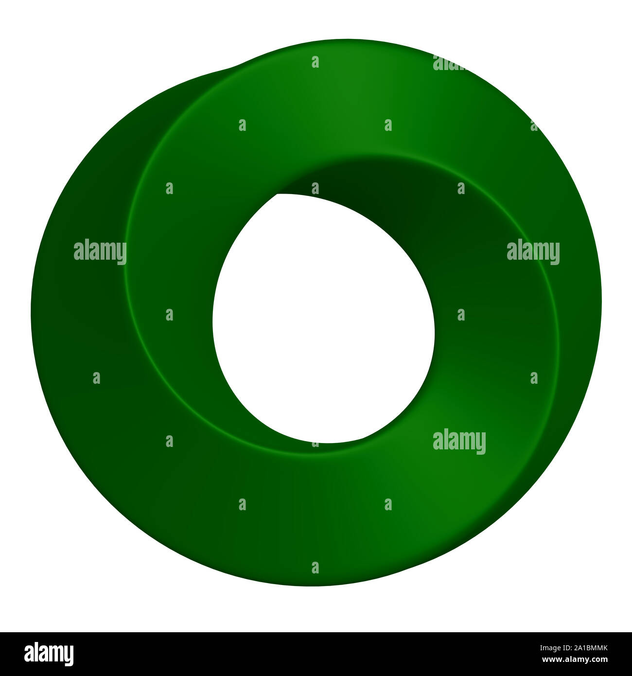 3D rendering of a Moebius ring Stock Photo - Alamy