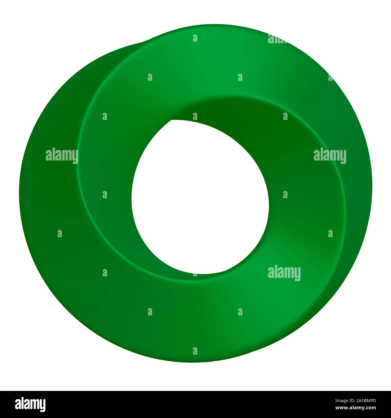 3D rendering of a Moebius ring Stock Photo - Alamy