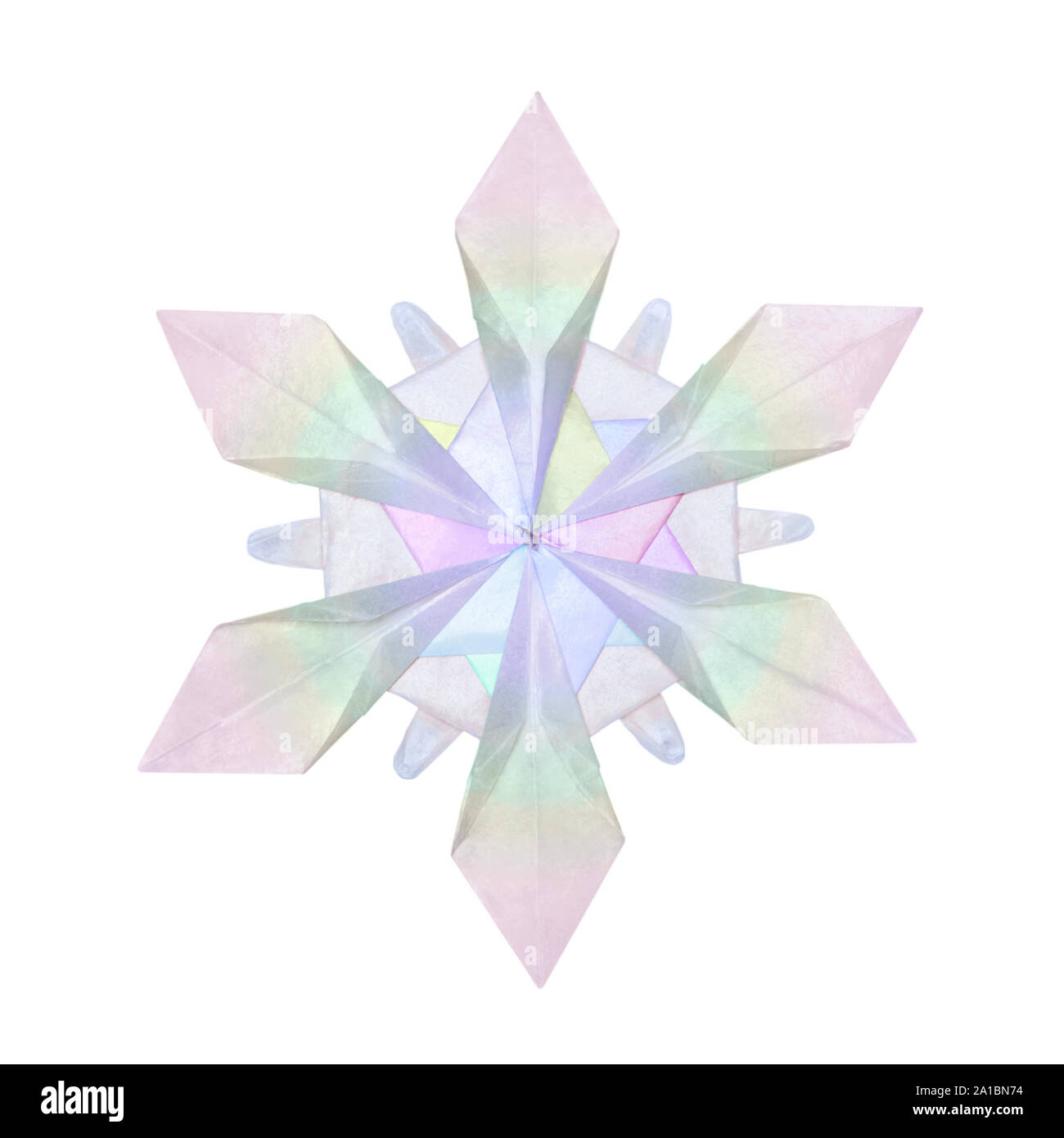 Paper snowflake Cut Out Stock Images & Pictures - Alamy