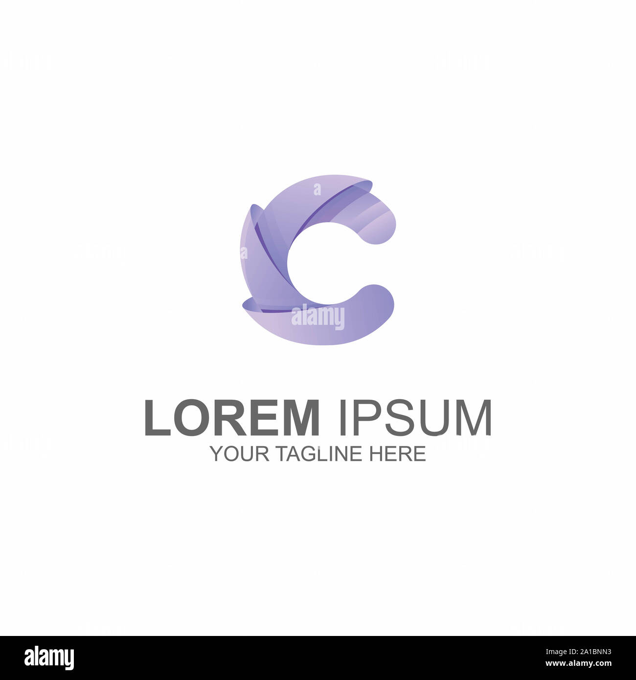 infinity c Letter Logo design template Stock Photo - Alamy