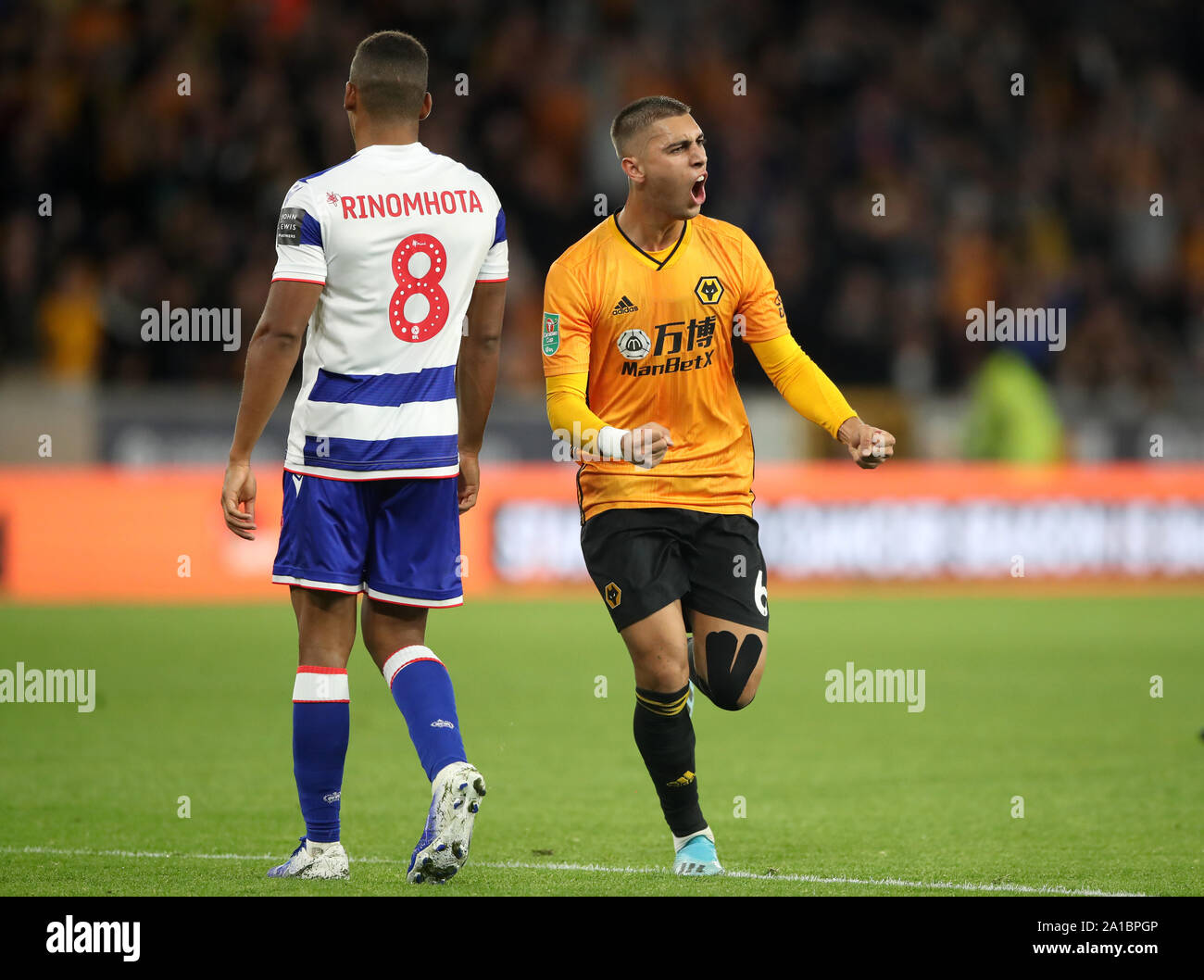 Wolverhampton's Andre Bruno Jordao celebrates scoring his side's first ...