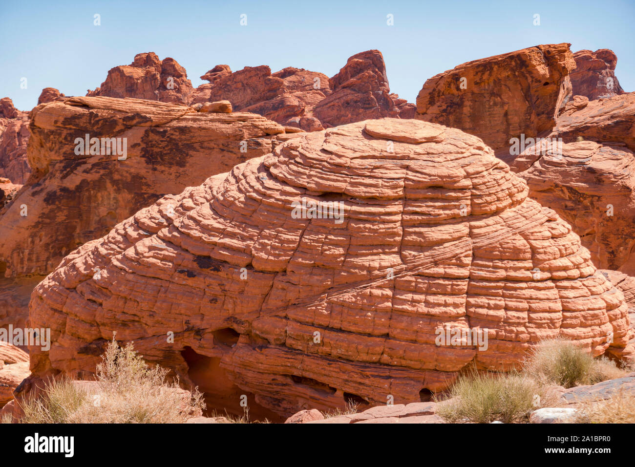 Beehive in the Valley of Fire State Park at Nevada Stock Photo - Alamy