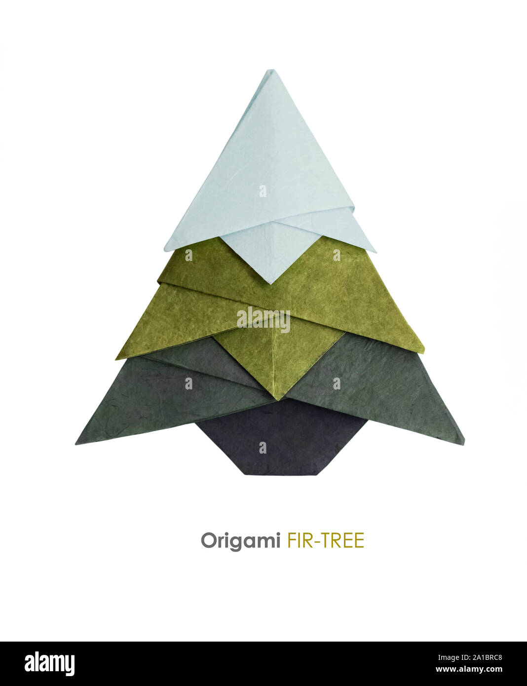 White origami fir hi-res stock photography and images - Alamy