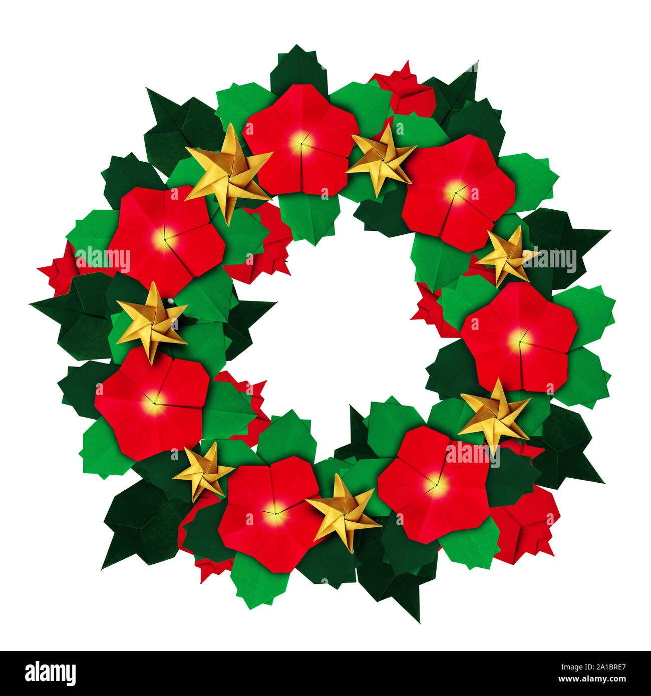 Wreath with symbols Cut Out Stock Images & Pictures - Alamy