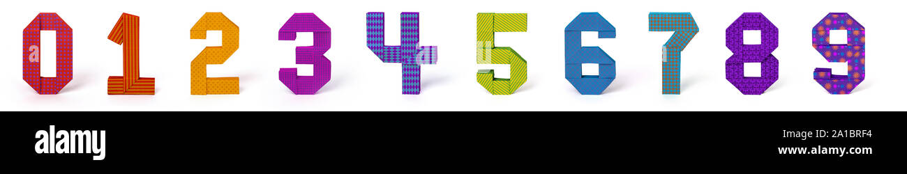 Origami Paper Numbers Set Stock Photo Alamy origami-paper-numbers-set-stock-photo-alamy