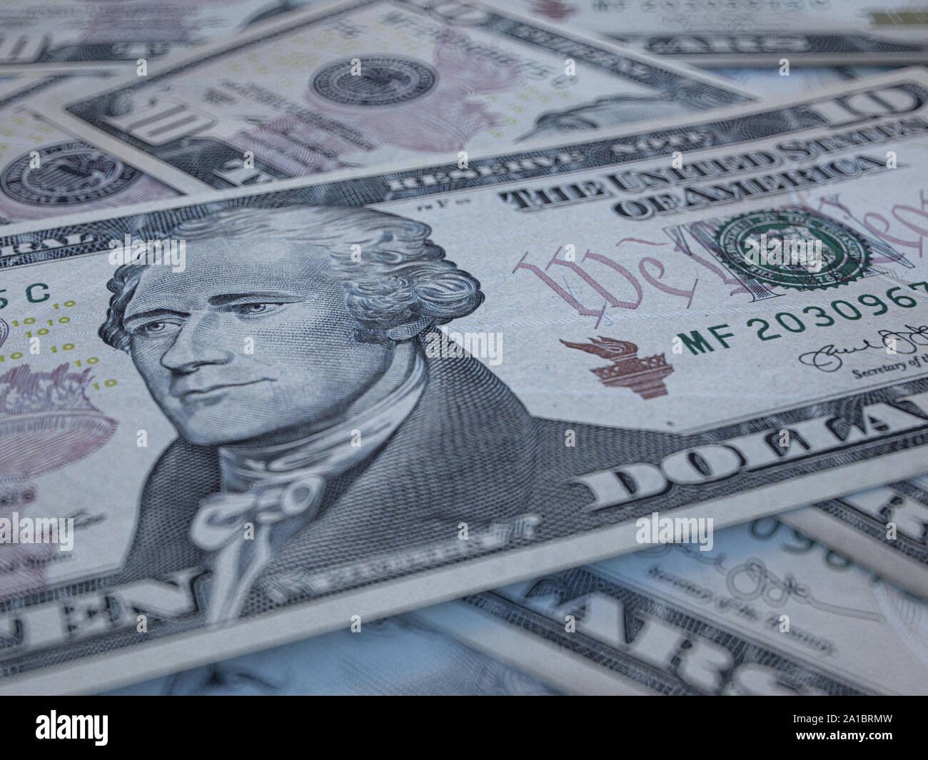 American currency background. Dollars of United States of America. US ...