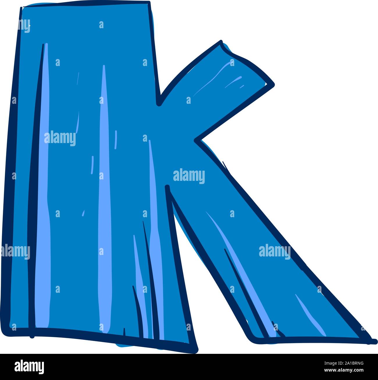 Cartoon Letter K Cut Out Stock Images & Pictures - Alamy