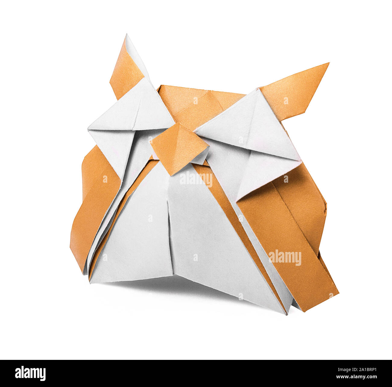 Origami old paper owl Stock Photo - Alamy