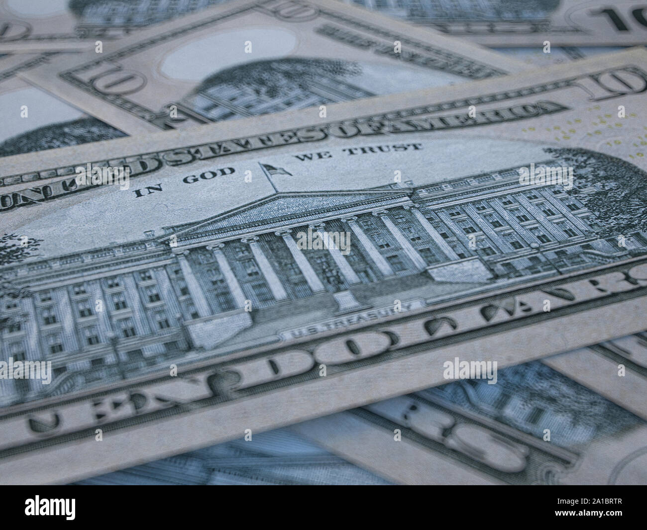 American currency background. Dollars of United States of America. US ...