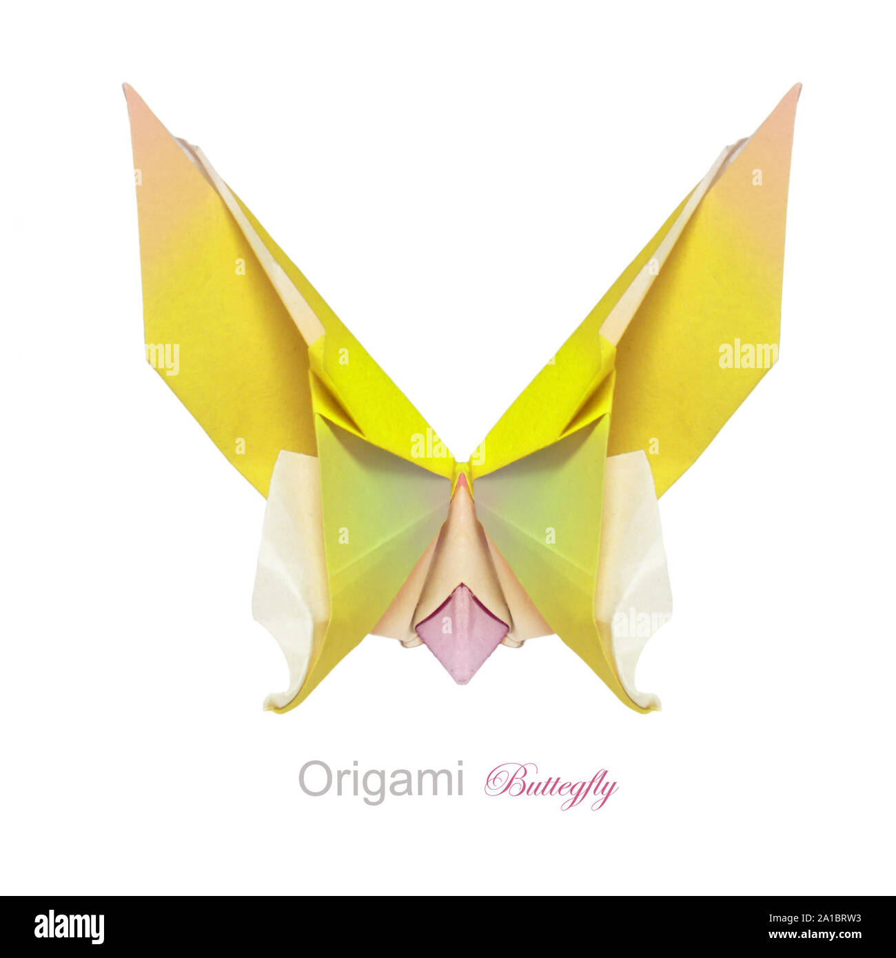 Origami yellow hi-res stock photography and images - Alamy