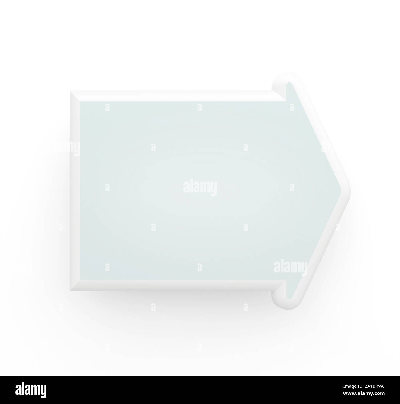 3d blank arrow Stock Photo - Alamy