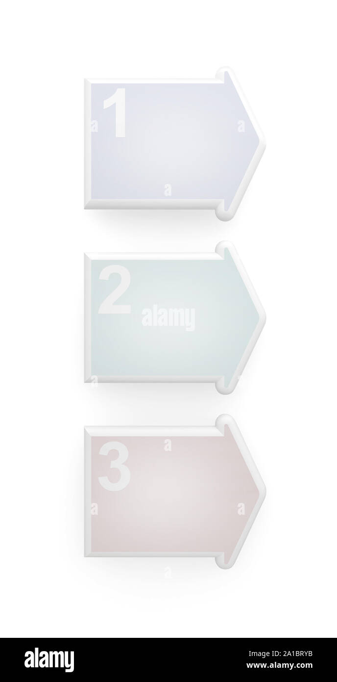 Three message sign Cut Out Stock Images & Pictures - Alamy