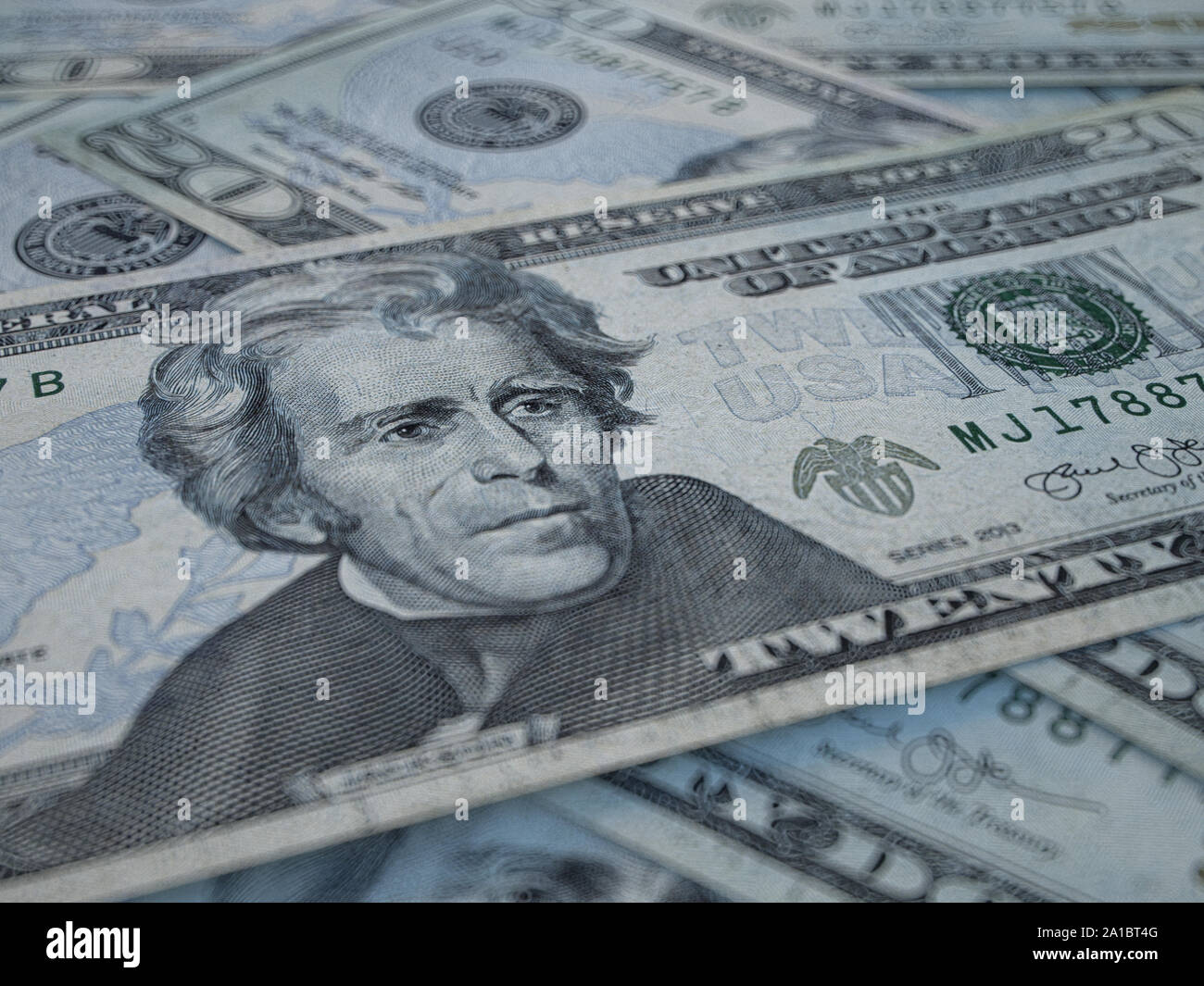 American currency background. Dollars of United States of America. US ...