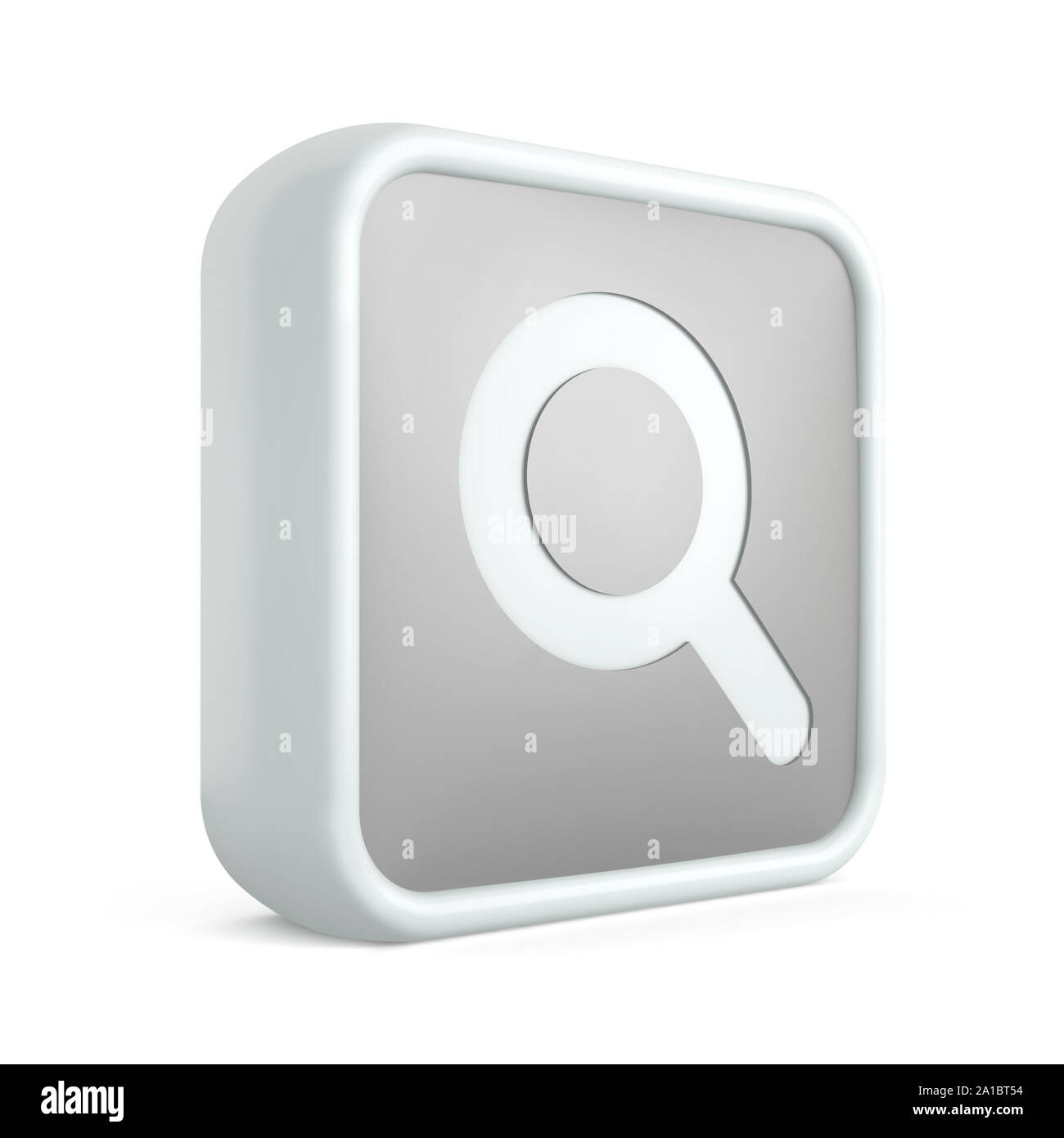3d search internet icon Stock Photo - Alamy