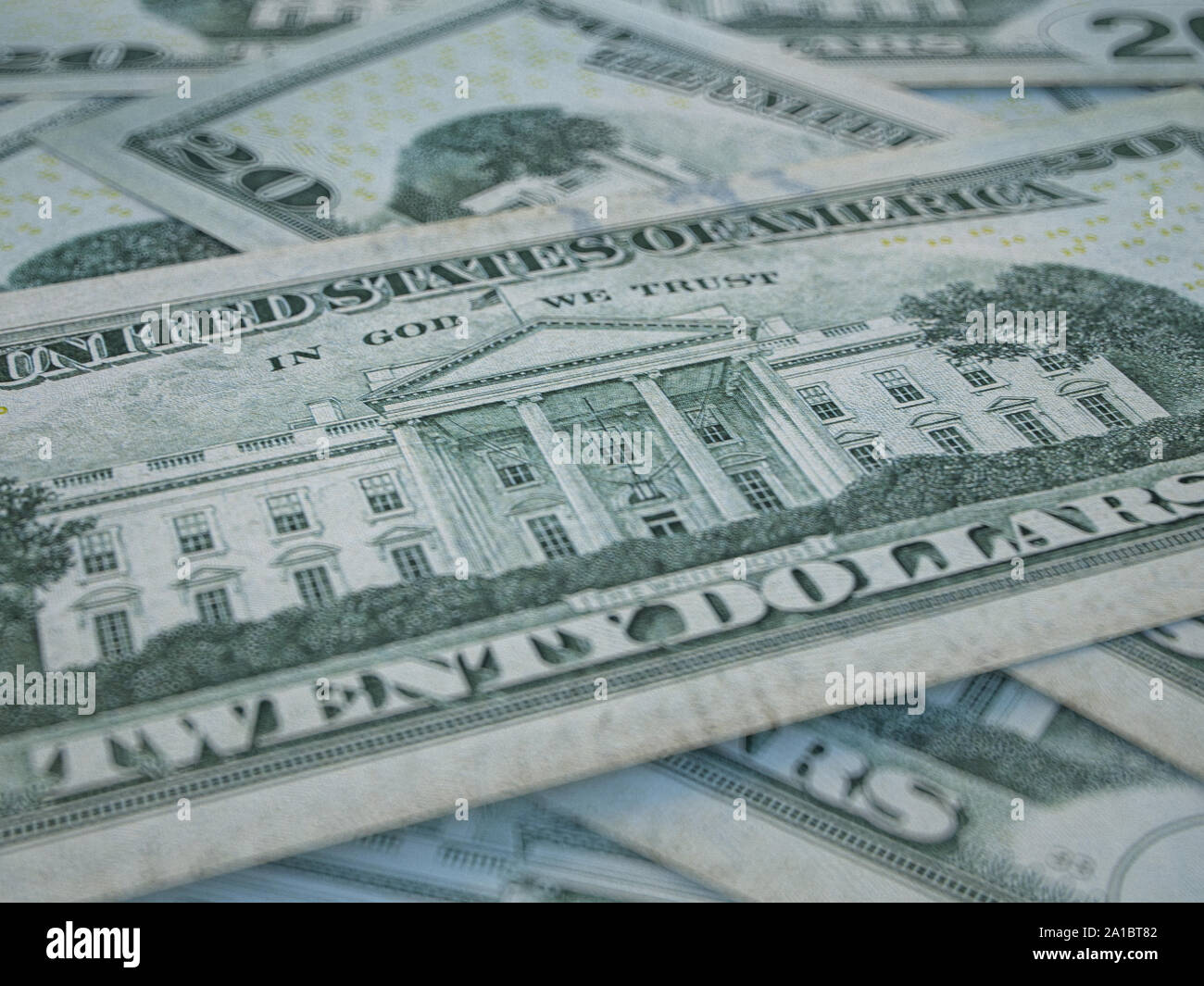 American currency background. Dollars of United States of America. US ...