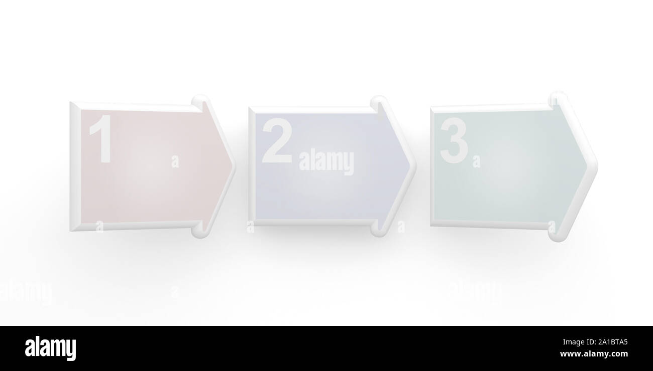 Icon three arrows hi-res stock photography and images - Alamy