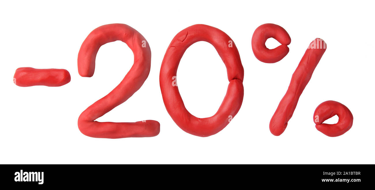 20 percentage hi-res stock photography and images - Alamy