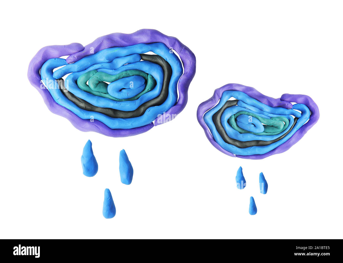 Rain clouds Cut Out Stock Images & Pictures - Alamy