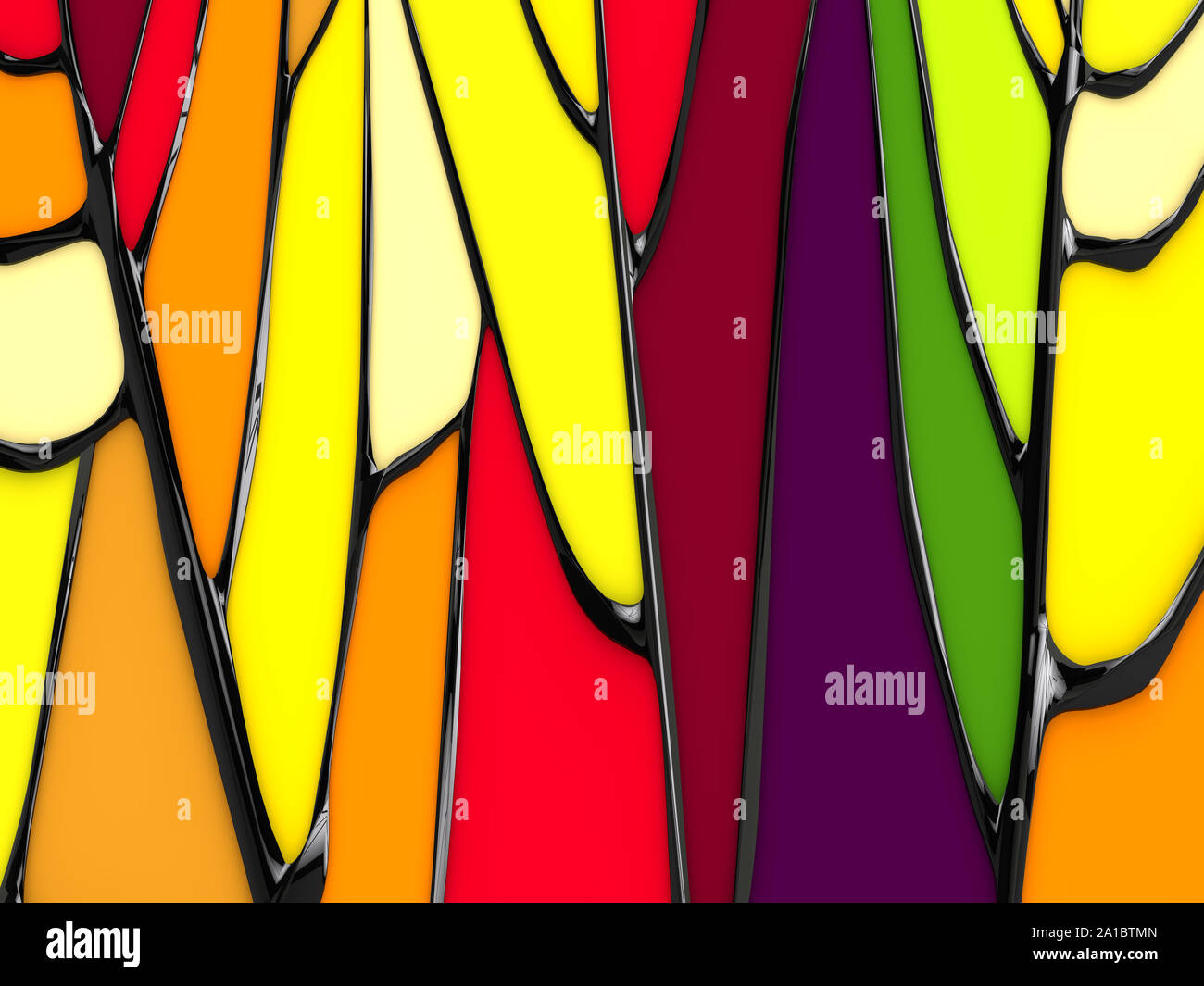 abstract stained-glass window background Stock Photo - Alamy