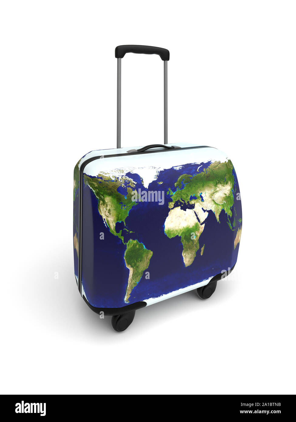 3d travel suitcase summer Cut Out Stock Images & Pictures - Alamy