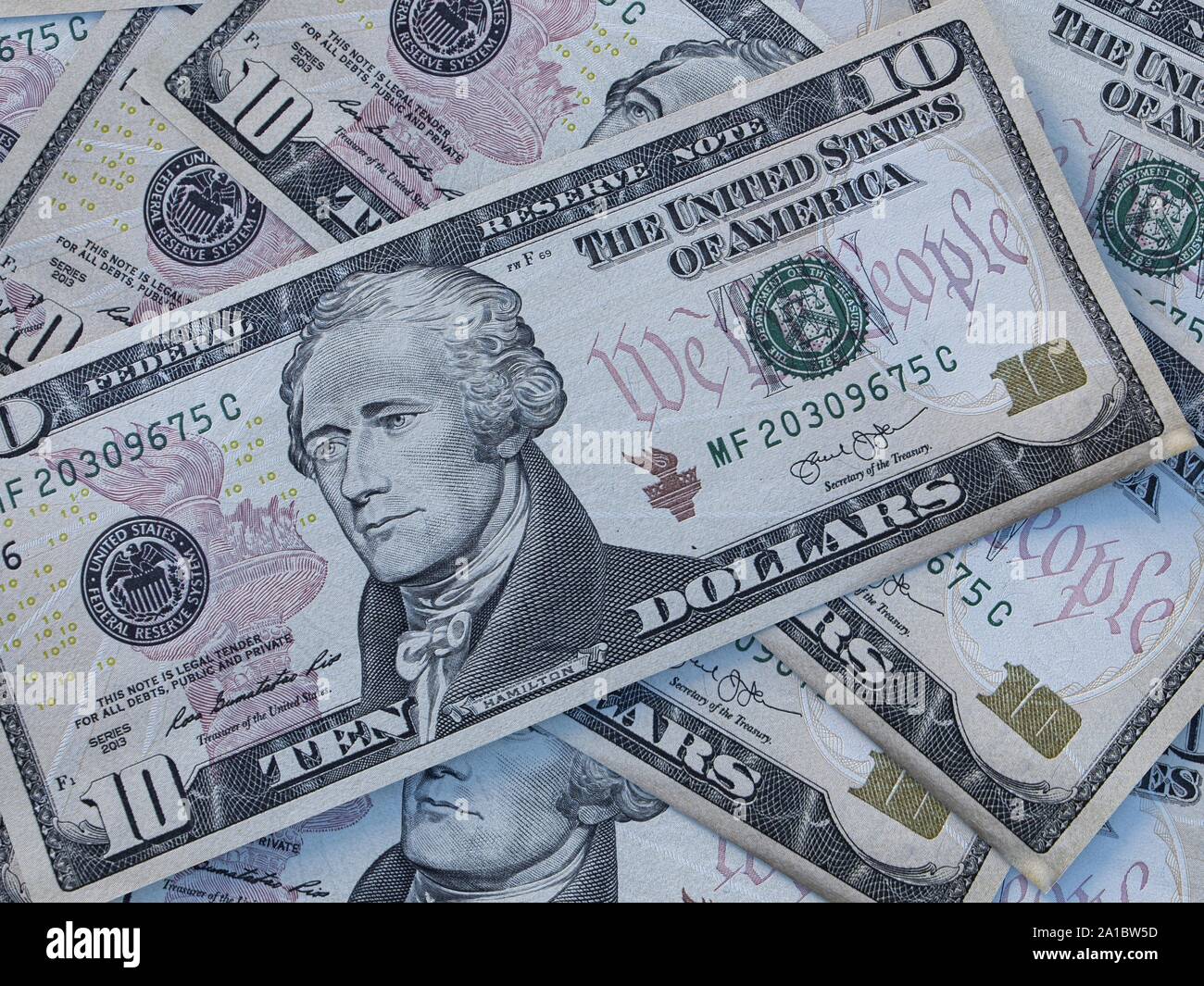 American currency background. Dollars of United States of America. US ...