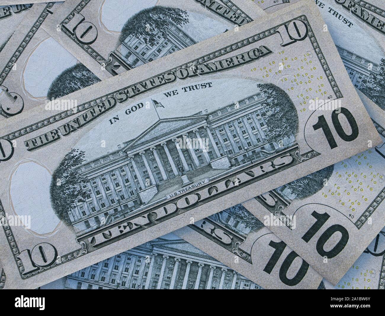 American currency background. Dollars of United States of America. US ...