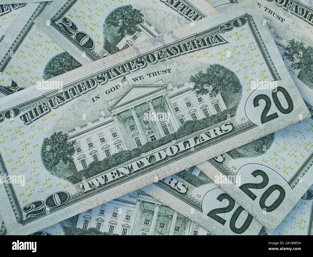 American currency background. Dollars of United States of America. US ...