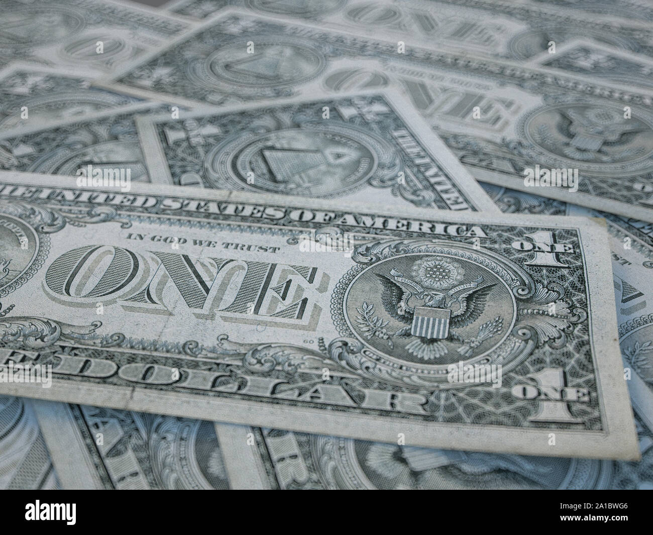 American currency background. Dollars of United States of America. US ...