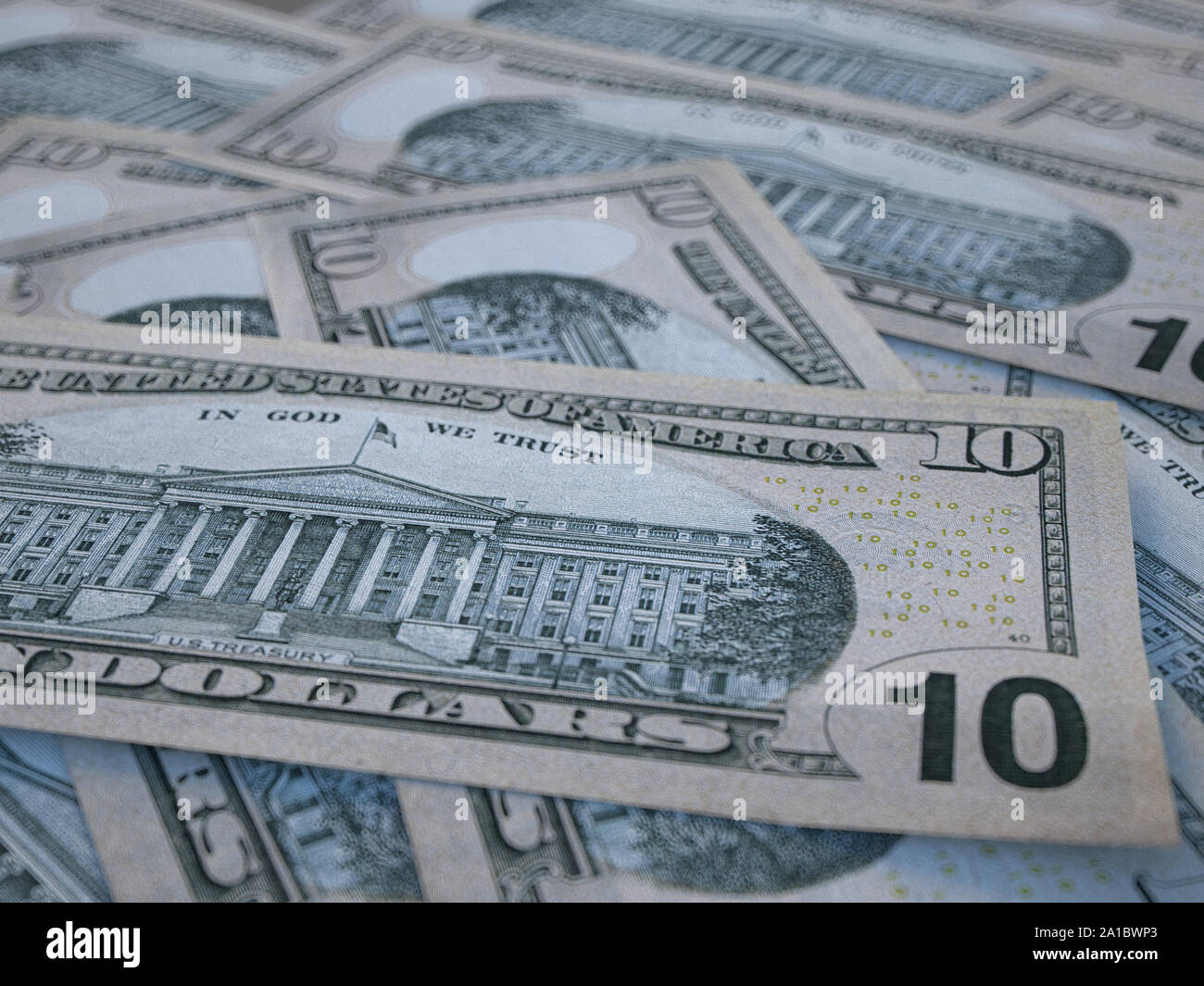 American currency background. Dollars of United States of America. US ...