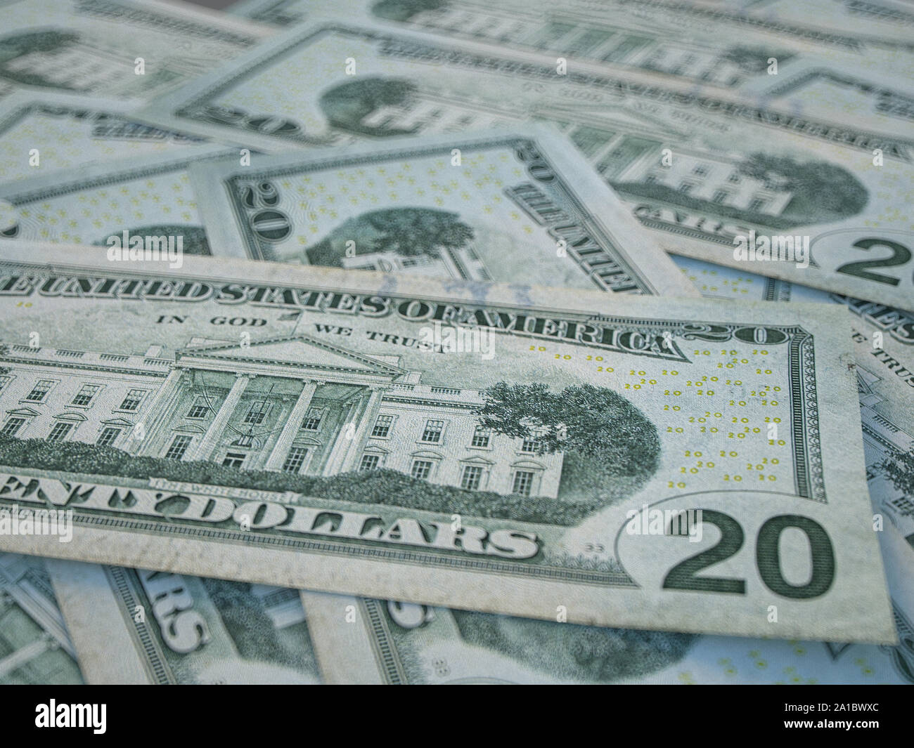 American currency background. Dollars of United States of America. US ...