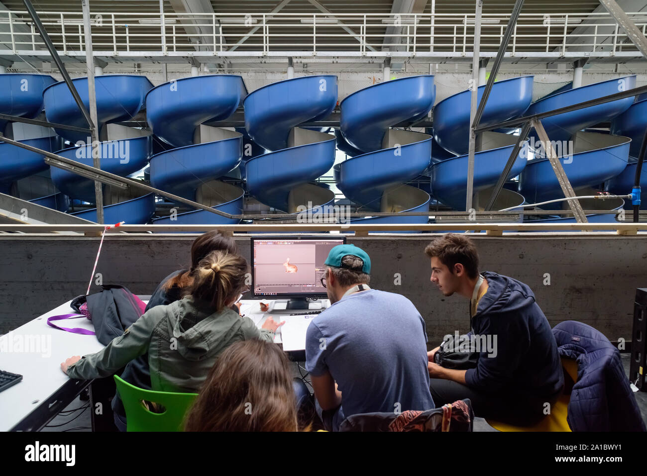 Linz, Post City, Ars Electronica 2019 Stock Photo - Alamy
