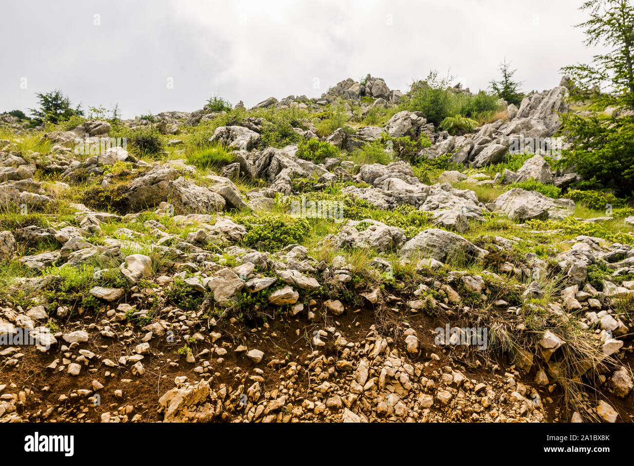Rocks on hillside beautiful and lovely landscapes of Turkey mountain ...